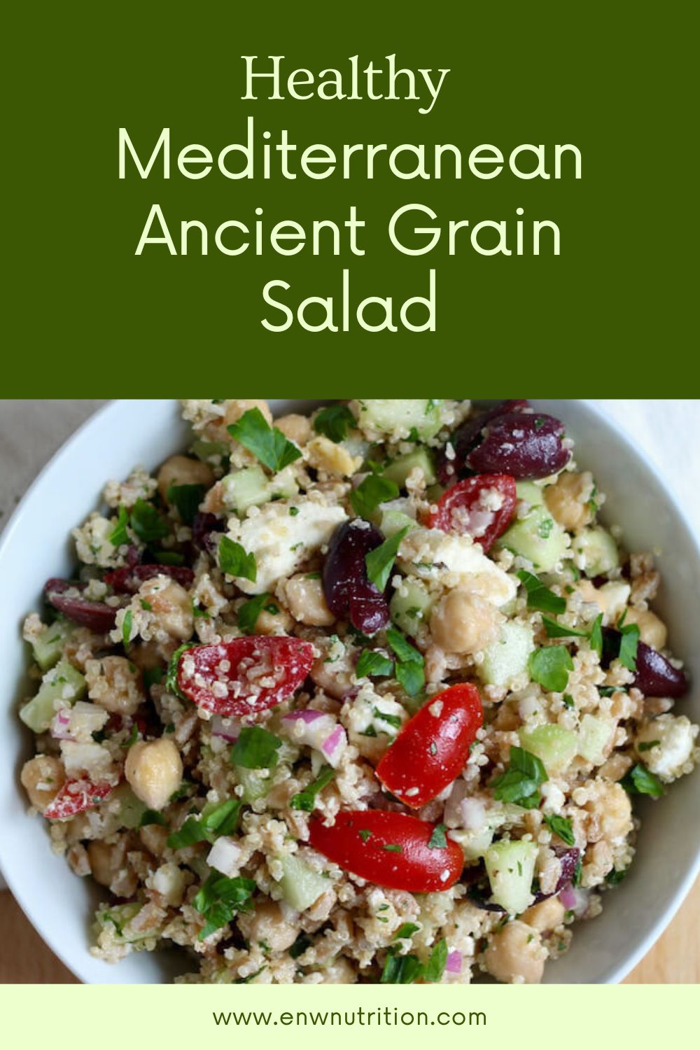 Mediterranean Ancient Grain Salad - Everyday Homemade