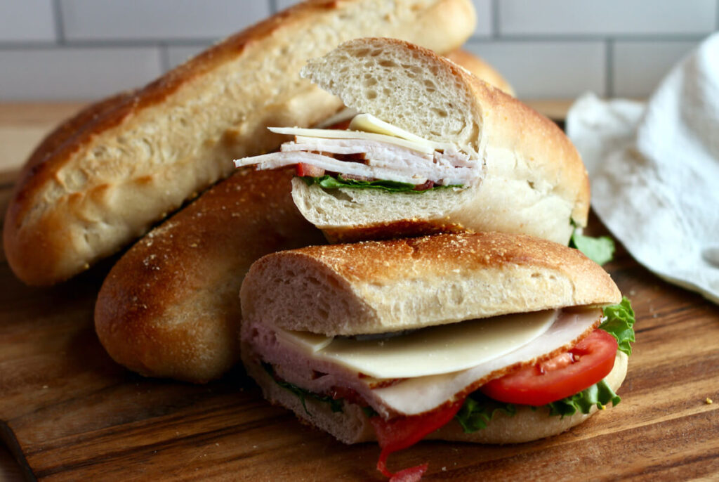 Soft & Fluffy Sourdough Hoagie Rolls - Everyday Homemade