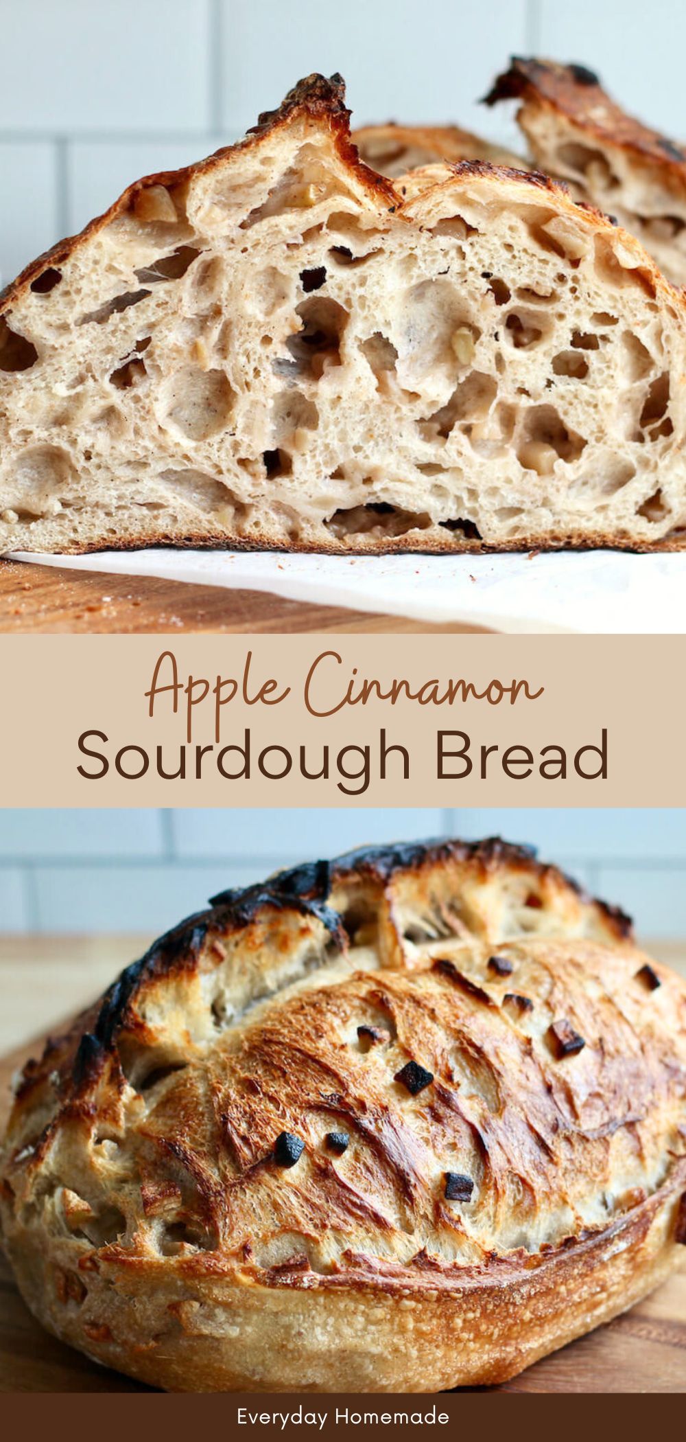 Apple Cinnamon Sourdough Bread - Everyday Homemade