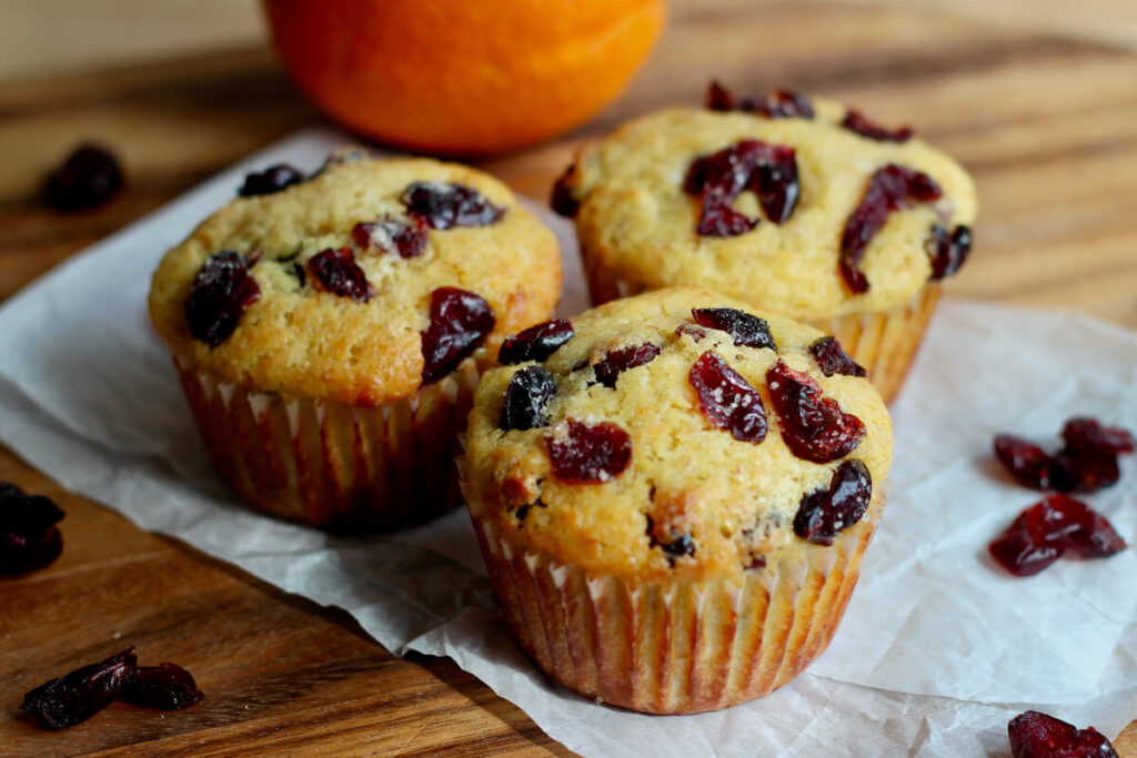 Sourdough Cranberry Orange Muffins - Everyday Homemade