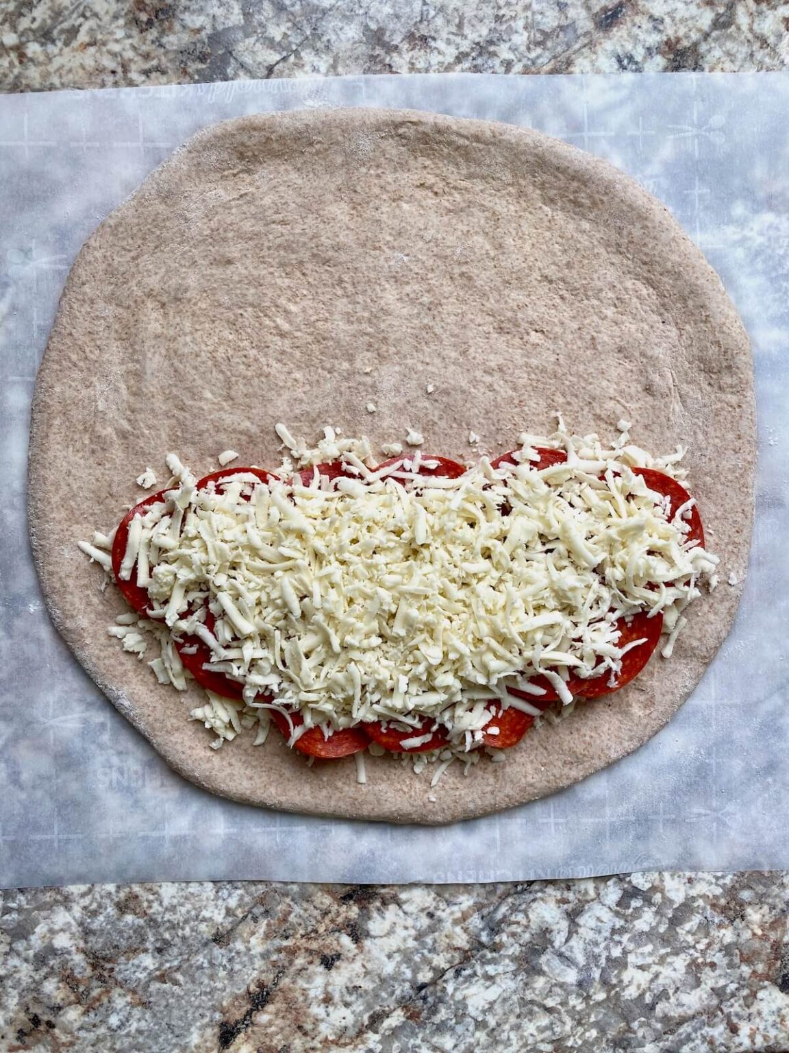 Sourdough Calzone (Pepperoni & Cheese) - Everyday Homemade