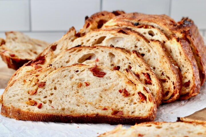 Sun-Dried Tomato Sourdough Bread (with Roasted Garlic & Parmesan ...